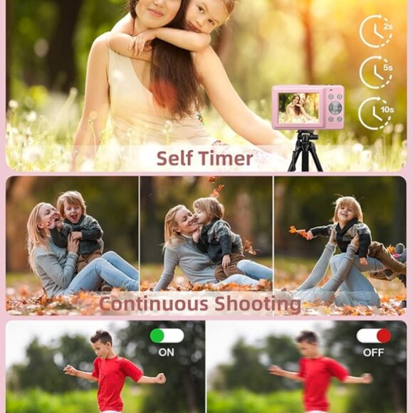 Cameras, Photo & Video | Compact Pink Digital 180p Camera 16x Zoom Anti Shake With 32gb Card ...